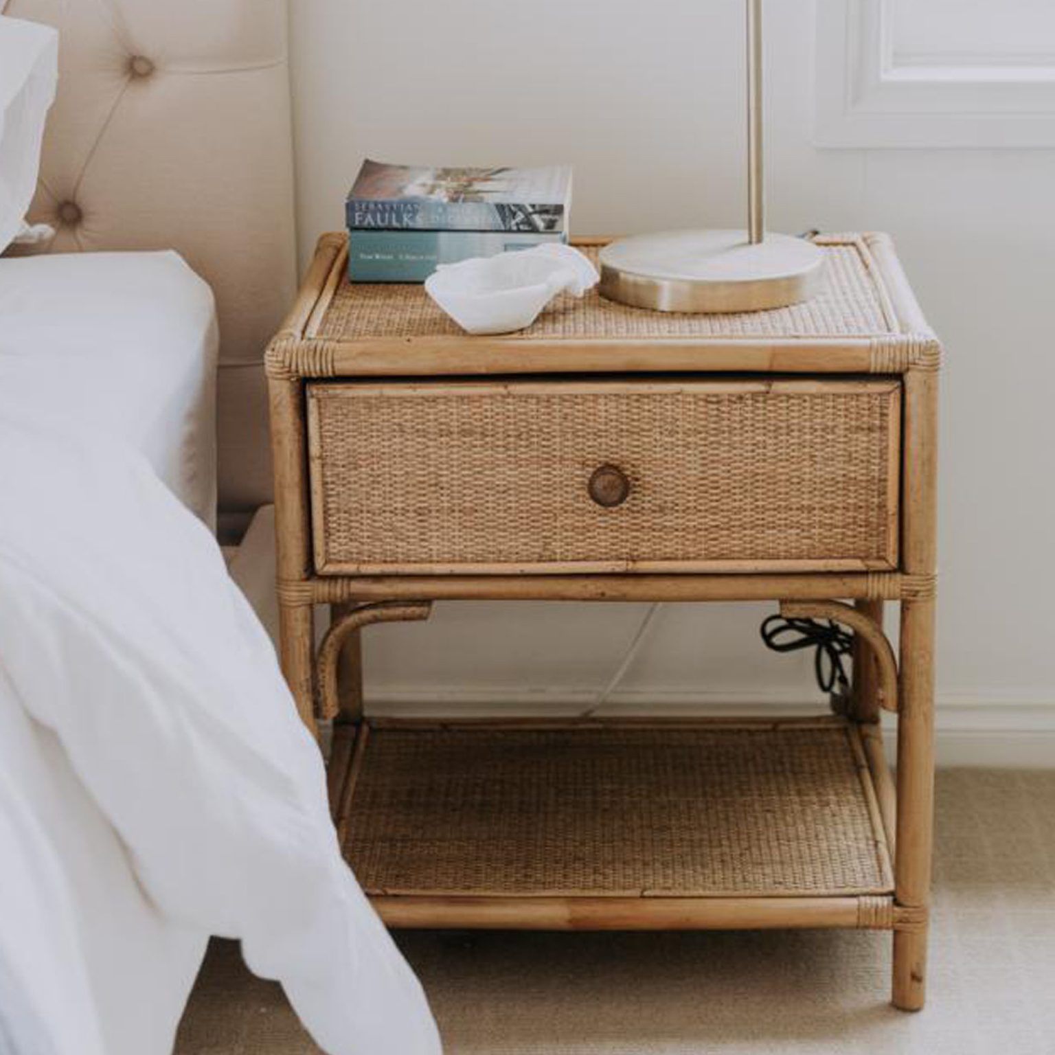 9 Stylish Rattan Bedside Tables You Can Buy in Australia - Apartment Lab